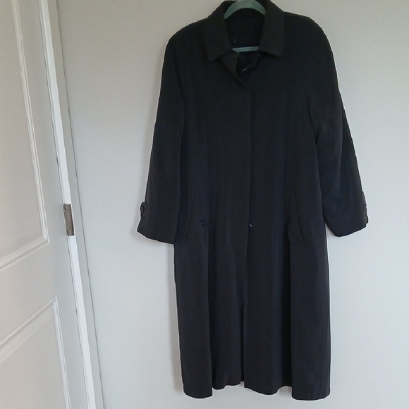 fleet street | Jackets & Coats | Classic Black Trench Coat | Poshmark